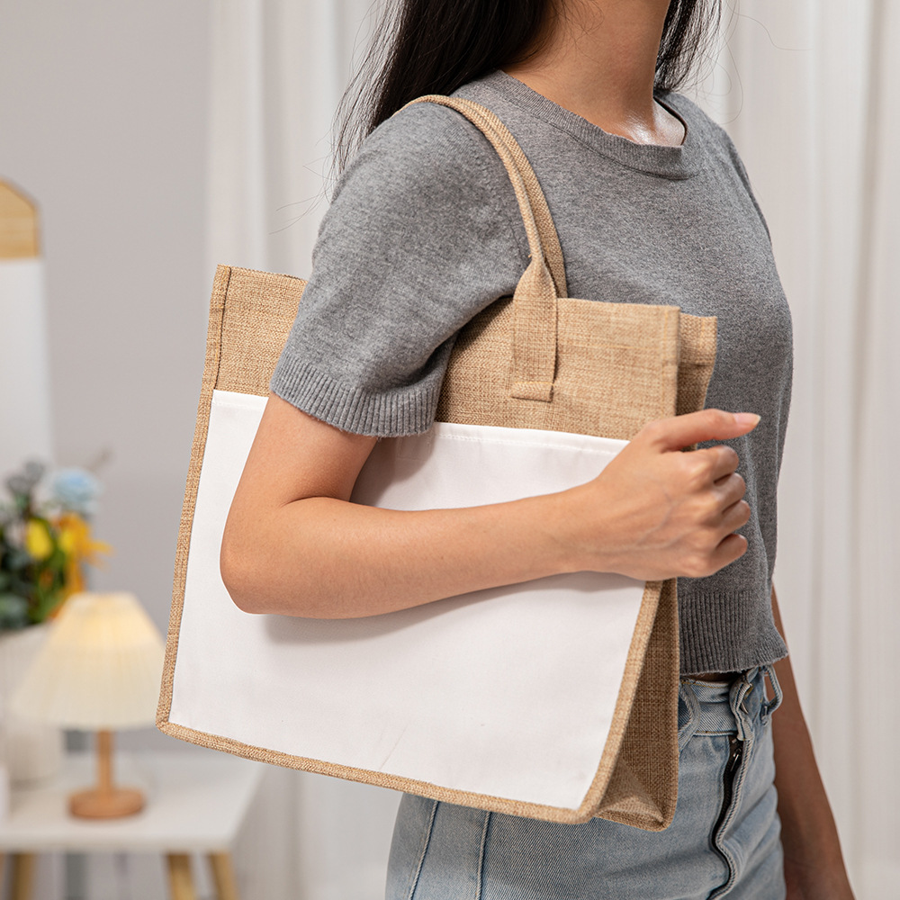 Burlap Tote Bag -Perfect-Subligifts